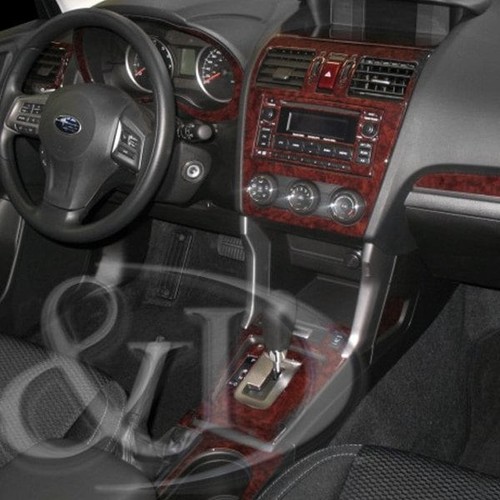 For Subaru Forester 14-15 B&I WD1100B-SPW 2D Honey Burl Small Dash Kit ...