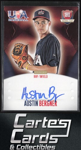 Austin Bergner 2014 Panini USA Baseball #AB 18U National Team ...