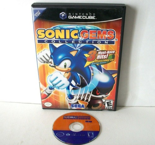 Sonic Gems Collection Nintendo GameCube Black Label Game Disc Hedgehog ...