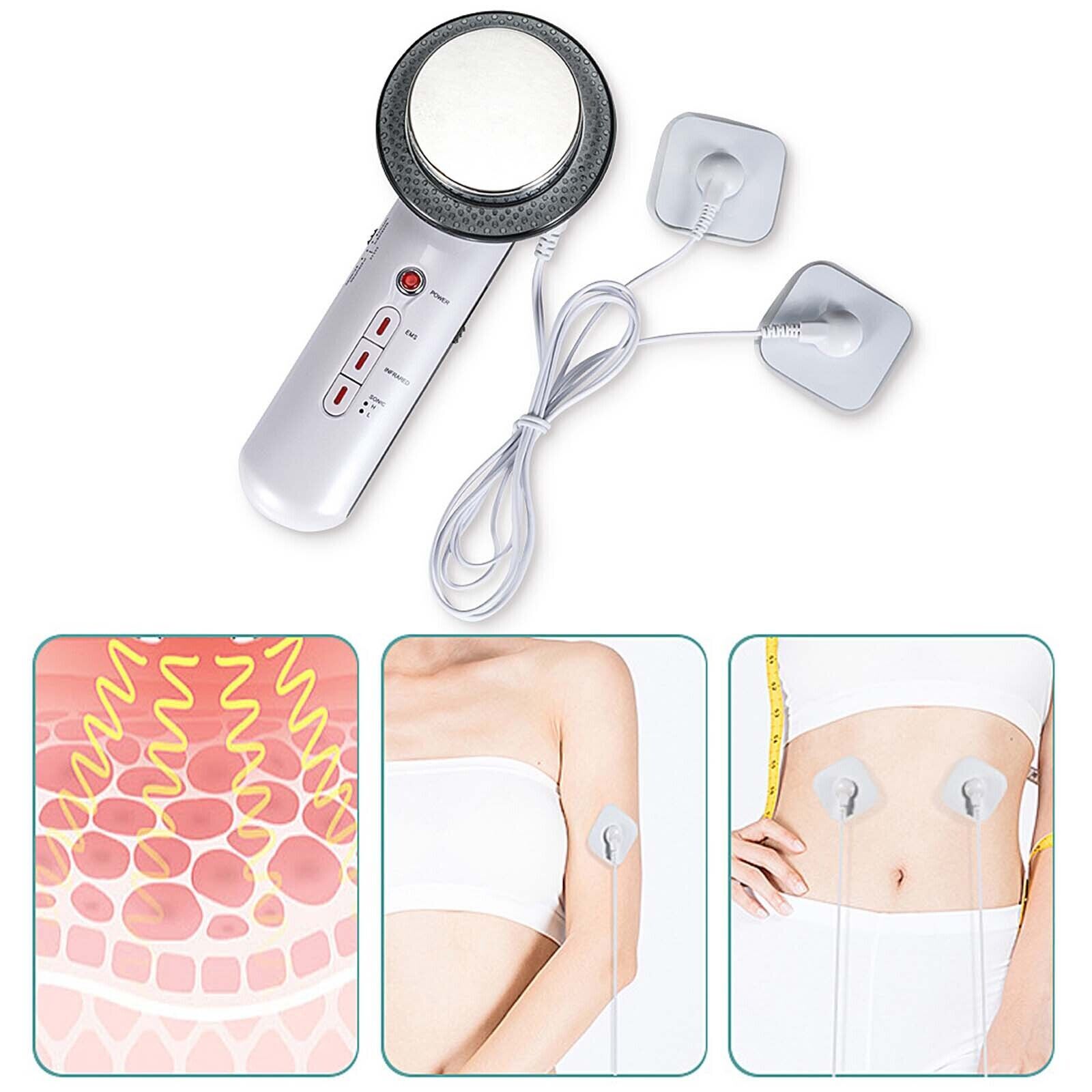 3 in1 Ultrasonic Cavitation Fat Remover Anti-Cellulite Body Slimming ...