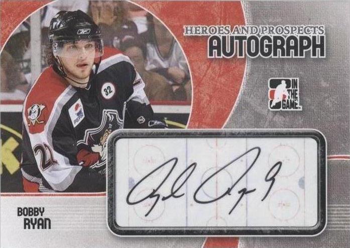 2007-08 In the Game Heroes and Prospects - Autographs Bobby Ryan #A-BR ...