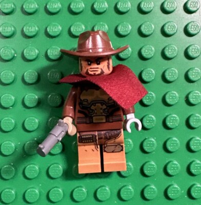 Lego Jesse McCree Overwatch Minifigure New Set 75972 ow007 Minifig Cole ...