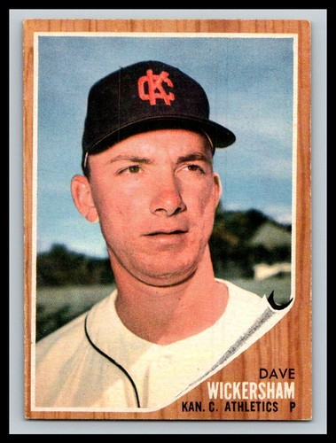 1962 TOPPS BASEBALL # 517 DAVE WICKERSHAM 24555 | eBay