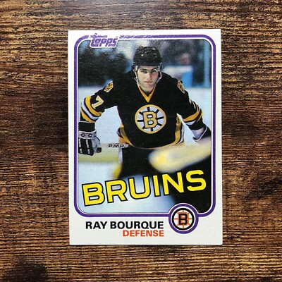 1981 Topps Ray Bourque 5 2nd year HOF BRUINS | eBay