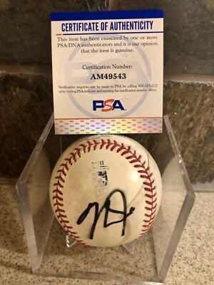 Mike Trout Signed Autographed Official Major League Baseball | 2011 ...