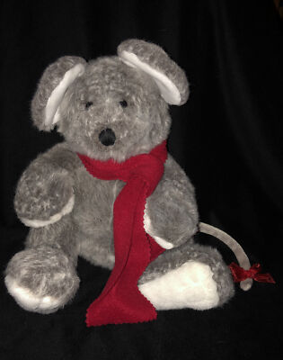 Vintage(Rare)Heritage Collection/Christmas Morton Mouse Red Scarf 15 ...