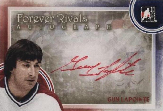 2012-13 In the Game Forever Rivals Series - Autographs Guy Lapointe #A ...