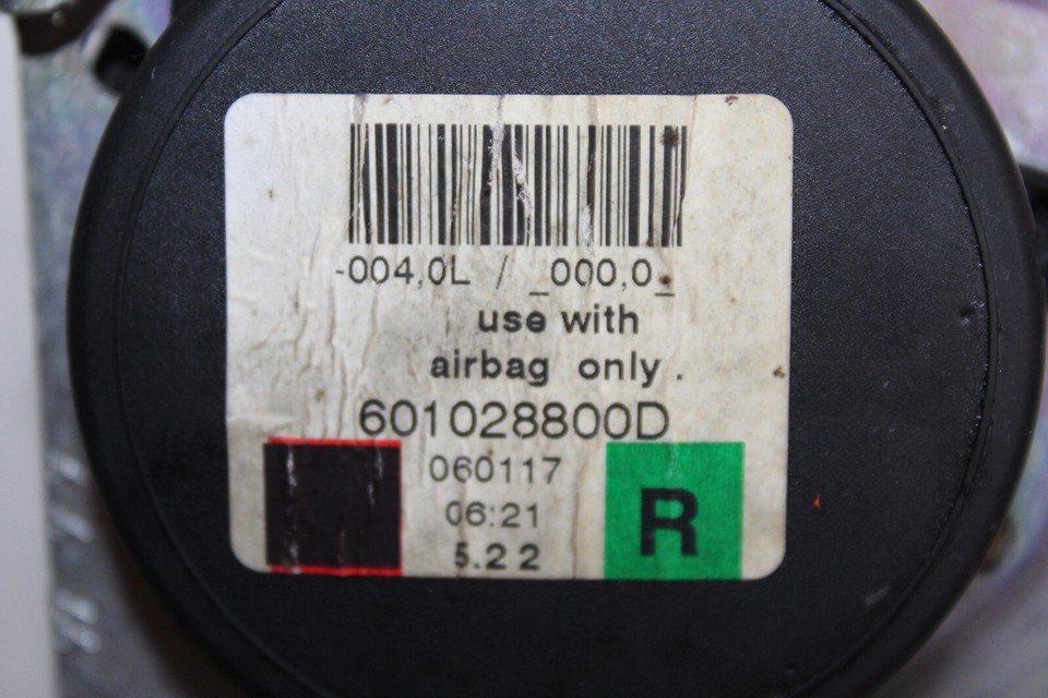 Safety Belt Front Right MINI Cooper One R50 R53 /601028800D 603325500 ...