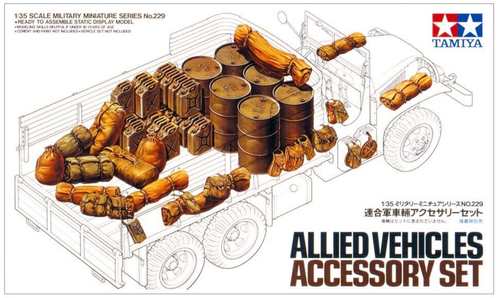 Tamiya 1/35 SCALE ALLIED VEHICLES ACCESSORY SET 35229 | eBay