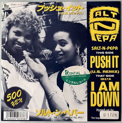 SALT-N-PEPA / PUSH IT(U.S.REMIX) JAPAN EP VINYL 7" S05P 1105 | eBay