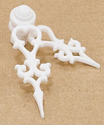 Cuckoo Clock Dial Hands Quartz White Plastic Clocks Parts Repairs 47mm ...