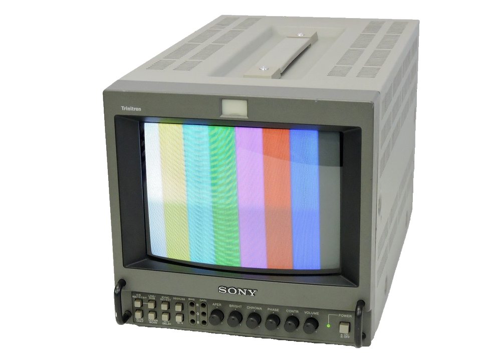 SONY PVM-9042Q 9-Inch Trinitron Color Video Monitor Tested Retro Used ...