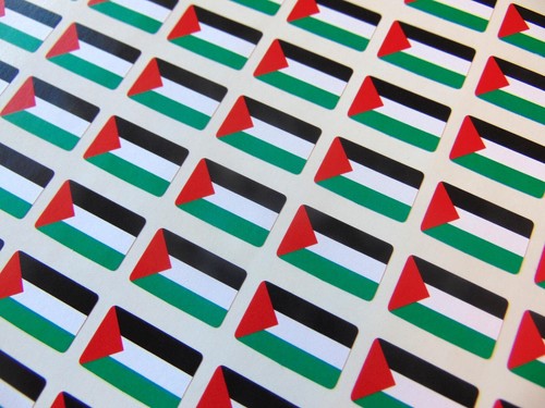 Pack of 64 Small Mini 20x12mm Palestine Palestinian Flag Stickers ...