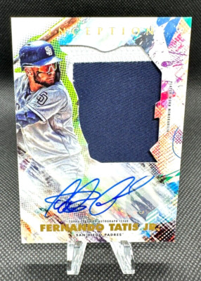 2020 TOPPS INCEPTION FERNANDO TATIS JR. PATCH AUTO #/90 SICK PATCH ...