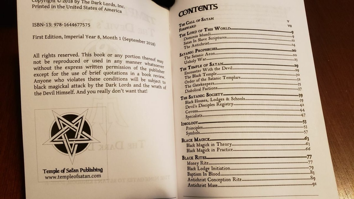 Nonfiction Books Activity Books Books Theistic Satanic Devil Worship ...