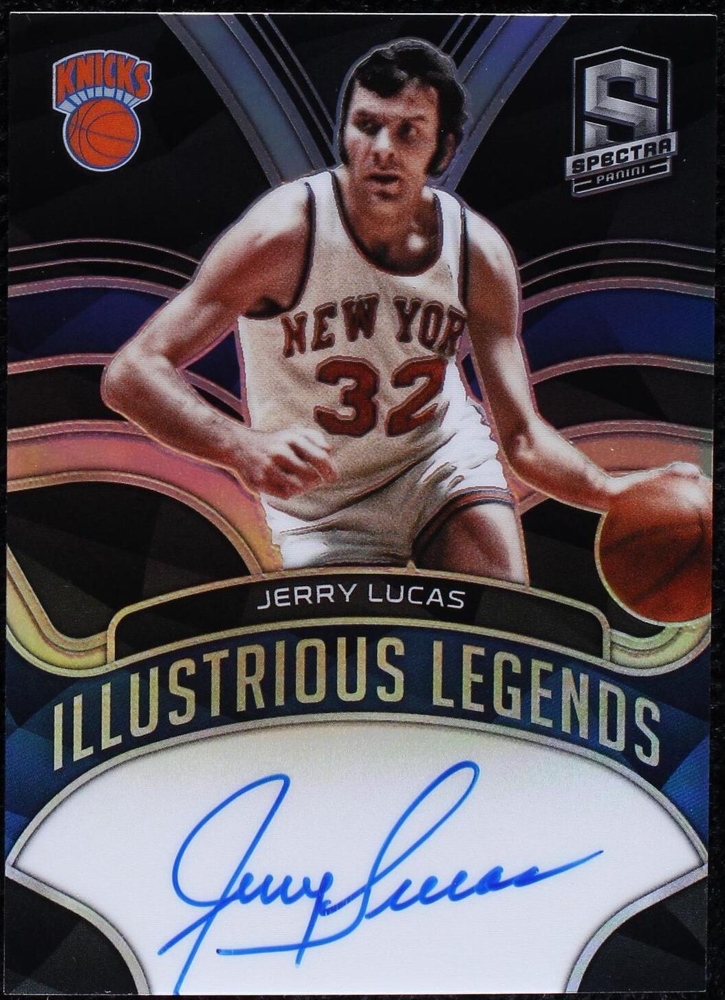 2021-22 Panini Spectra - Illustrious Legends Signatures Jerry Lucas # ...