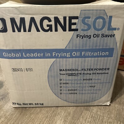 22 lb Bulk Box Magnesol XL Frying Oil Saver Filter Powder 748162 by ...