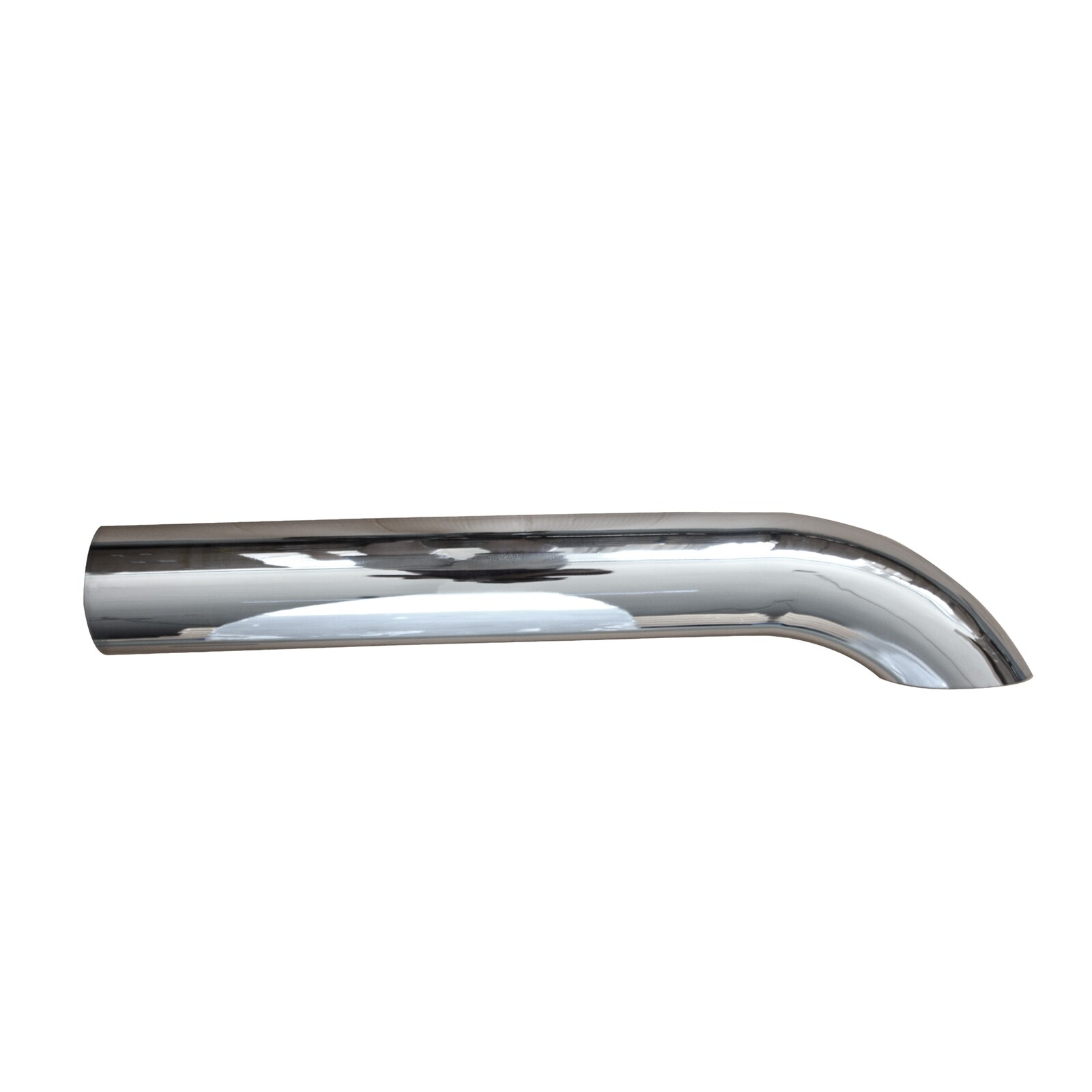 5 Inch Chrome Stack Curved Pipe 5"OD x 36" Length Exhaust Tip Tube ...