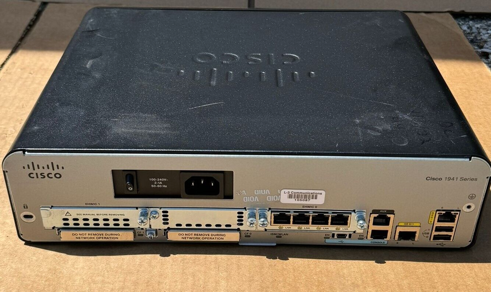 CISCO 1941 1900 Series Integrated Services Router | eBay