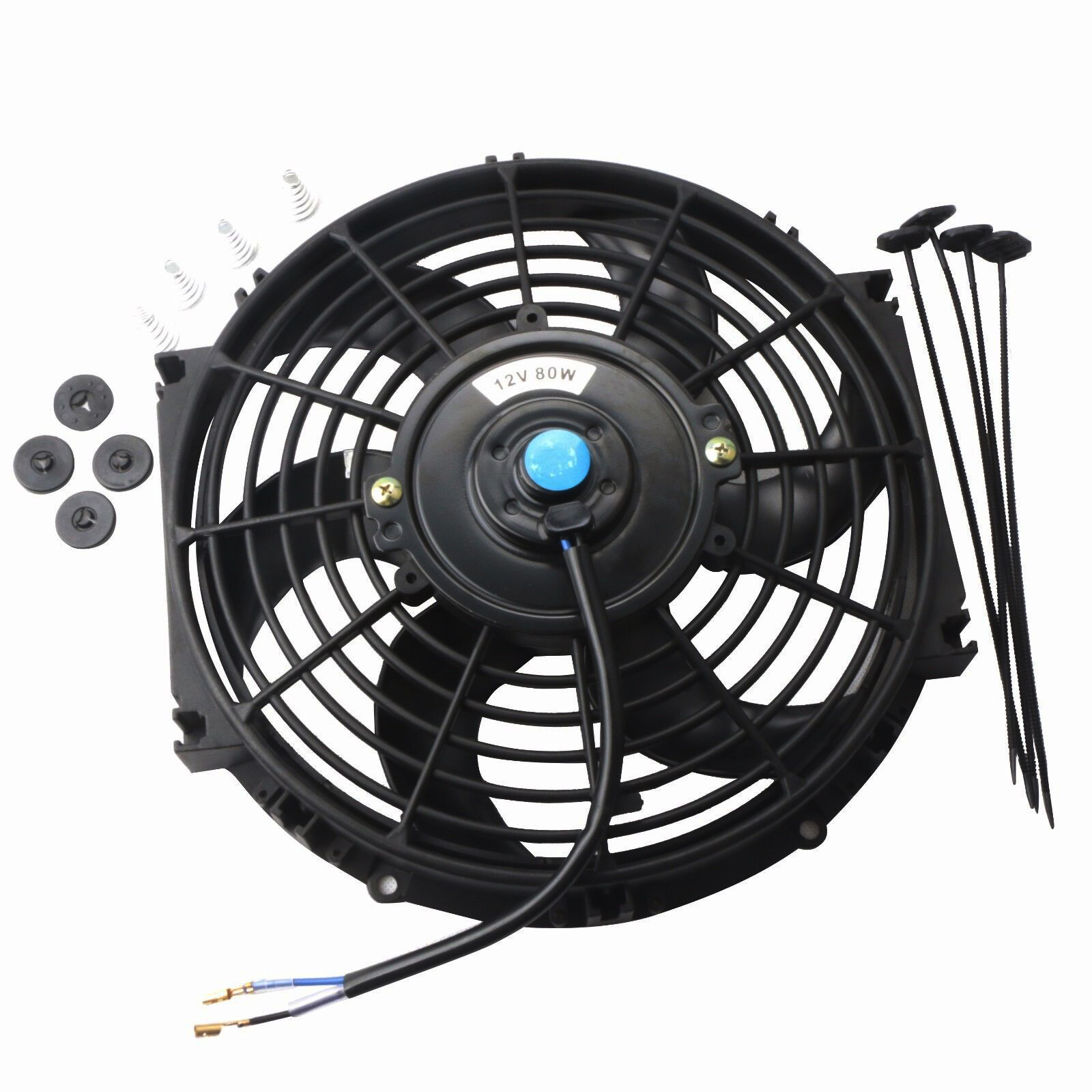 Pair(2) 10" Universal Slim Radiator Fan Push Pull Electric Radiator ...