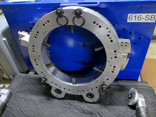 Tri-Tool 616SB OD Mount Clamshell Lathe 12 - 16" Pipe Dual Motor Split ...