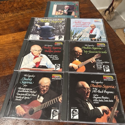 The Andres Segovia Collection Vol 1-6 & 9 (7/8 List Sep) VG+ MCA ...