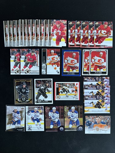 Milan Lucic 34 Card NHL Ice Hockey Trading Card Lot Flames Oilers ...