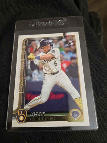 Isaac Collins Milwaukee Brewers 2025 Topps Series 2 Rookie Card RC #657 ...