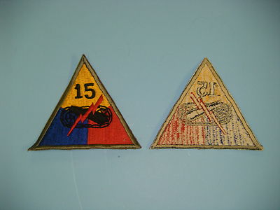 b0598-15 WW 2 US Army 15th Armored Division patch | eBay