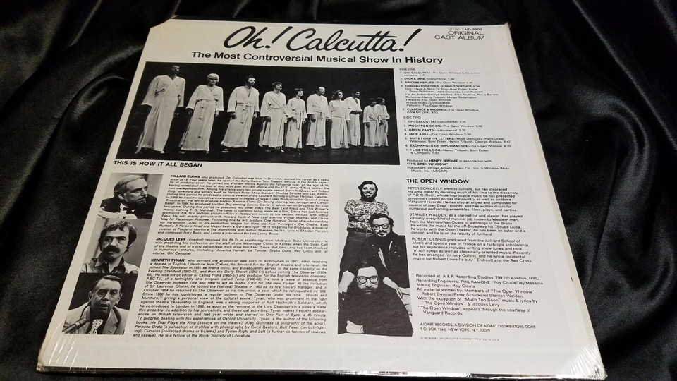Original Cast Album Oh! Calcutta! Vinyl LP! New & sealed! | eBay