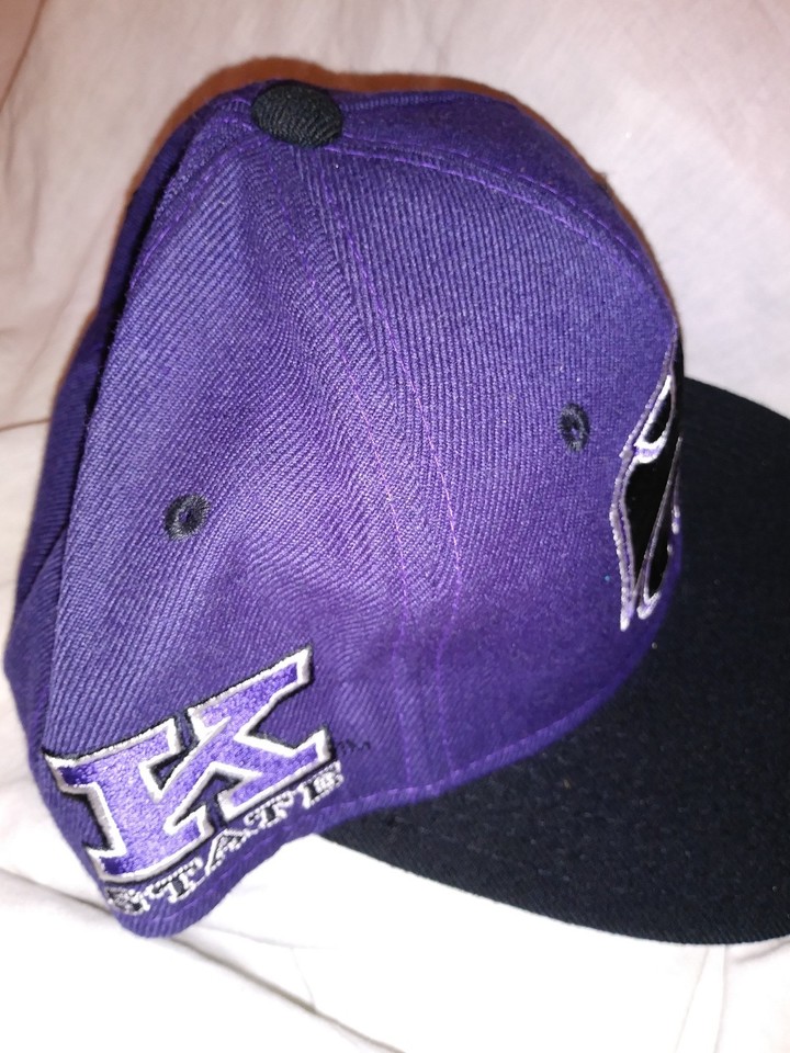 Kansas State Wildcats 6 3/4 90's college fitted cap NCAA Baseball cap ...