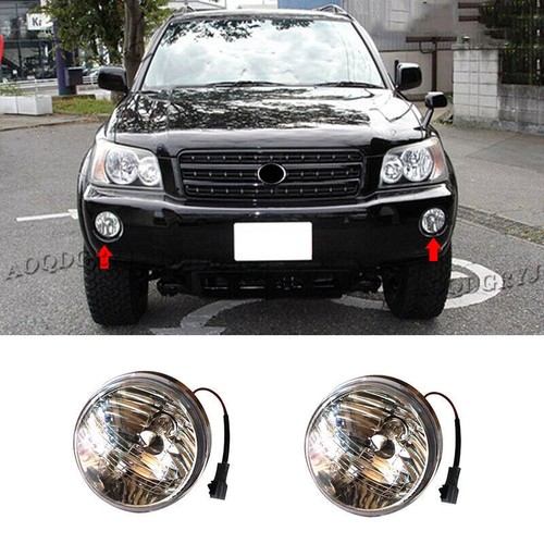For Toyota Highlander KLUGER 2001-2002-2003 Front Bumper Fog Lights DRL ...