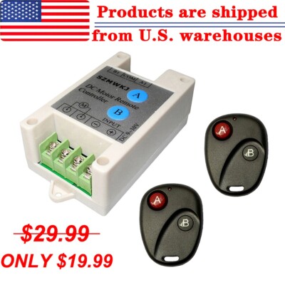 Wireless 9-30V Positive Inversion Remote Control for DC Motor Linear ...