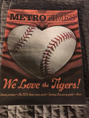 Metro Times Detroit Tigers Season Preview 3/28 - 4/3/18 | eBay