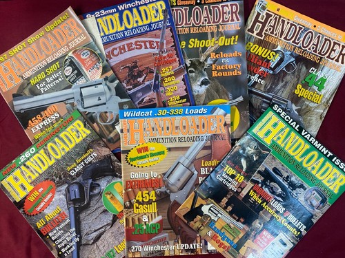 HANDLOADER The Journal of Ammunition Reloading MISC 1996-1998 ISSUES | eBay