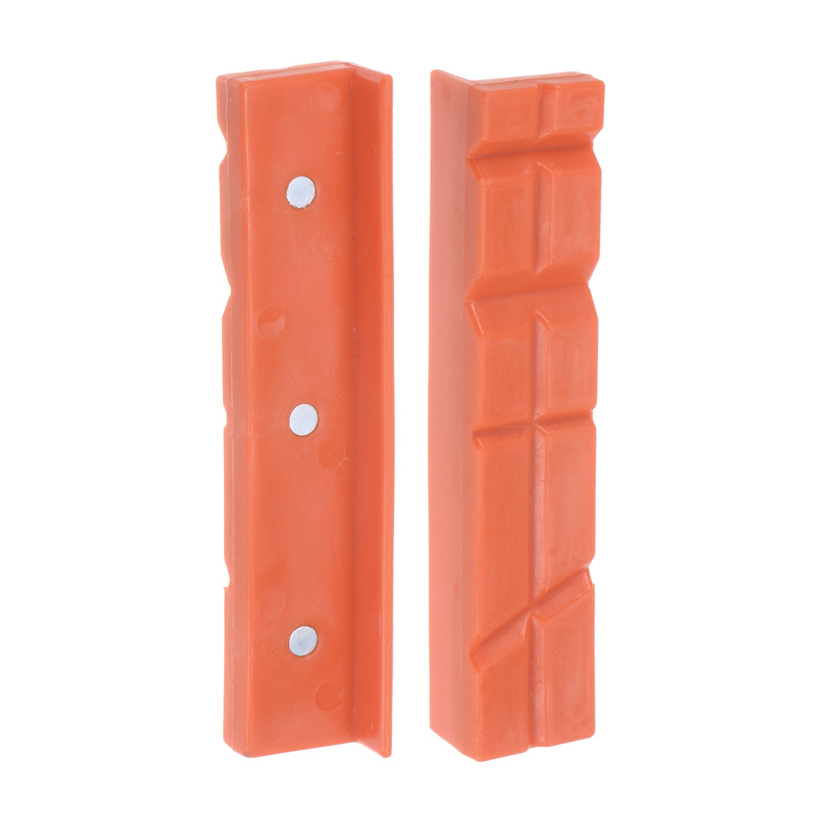 Magnetic Vise Jaws 5 Inch Magnet V-Grooves Soft Bench Jaw Pads Covers ...