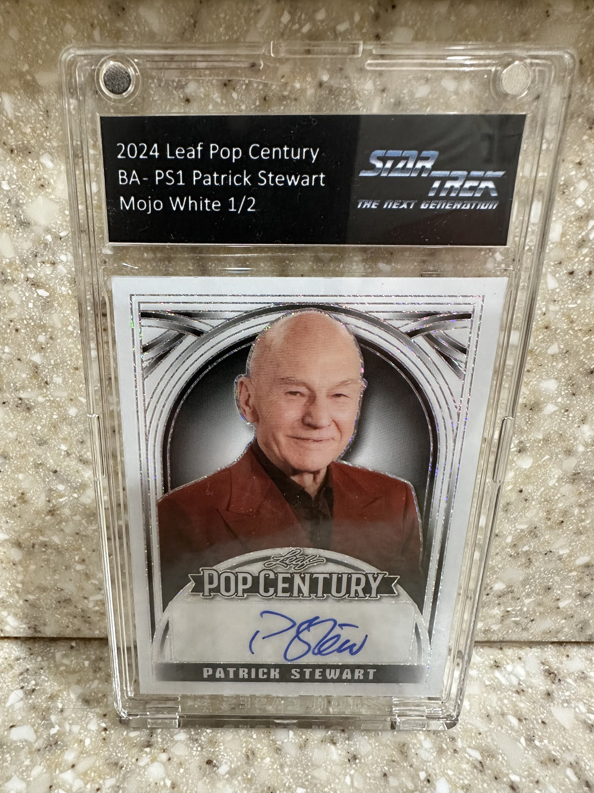 Patrick Stewart 2024 Leaf Metal Pop Century #BA-PS1 Base Autographs ...