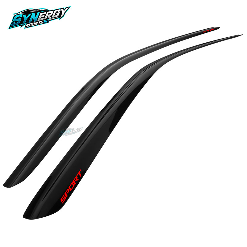 Window Visors For 08-23 Dodge Challenger Smoke Acrylic Rain Guard ...