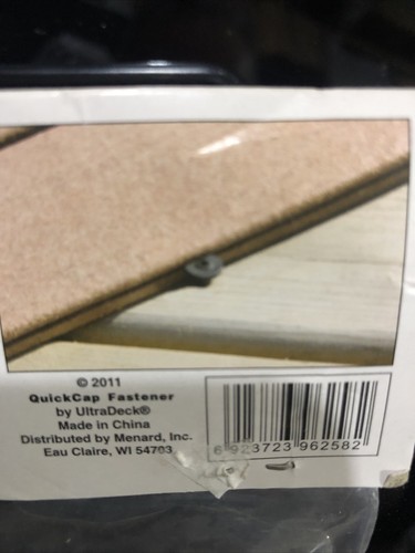 100 UltraDeck QUICKCAP Hidden Fasteners | eBay