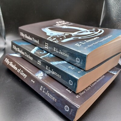 50 Shades of Grey Trilogy Adult 3 Book Set 50 Shades of Grey, Darker ...