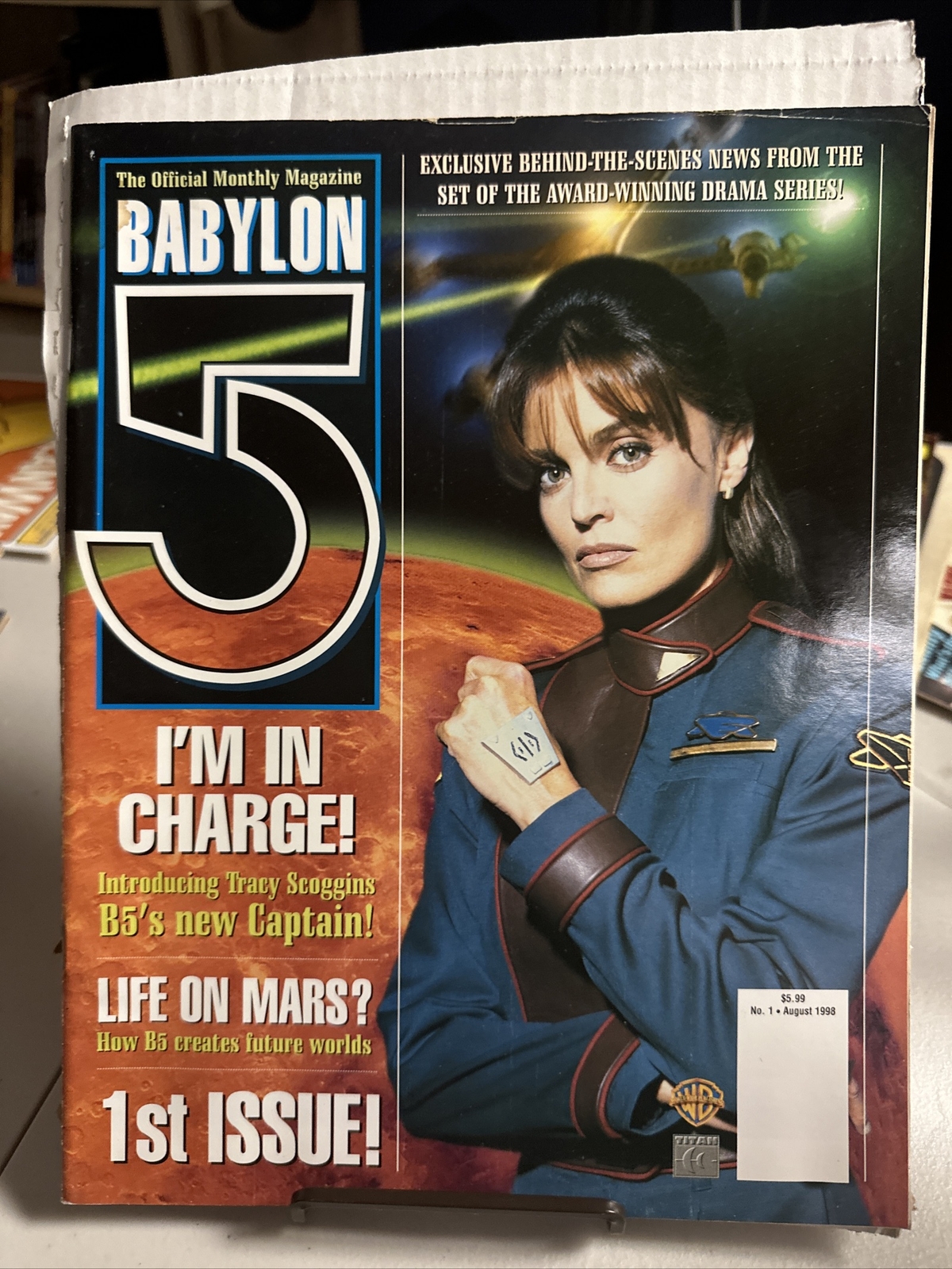 Babylon 5 The Official Monthly Magazine August 1998 No 1 Tracy Scoggins ...