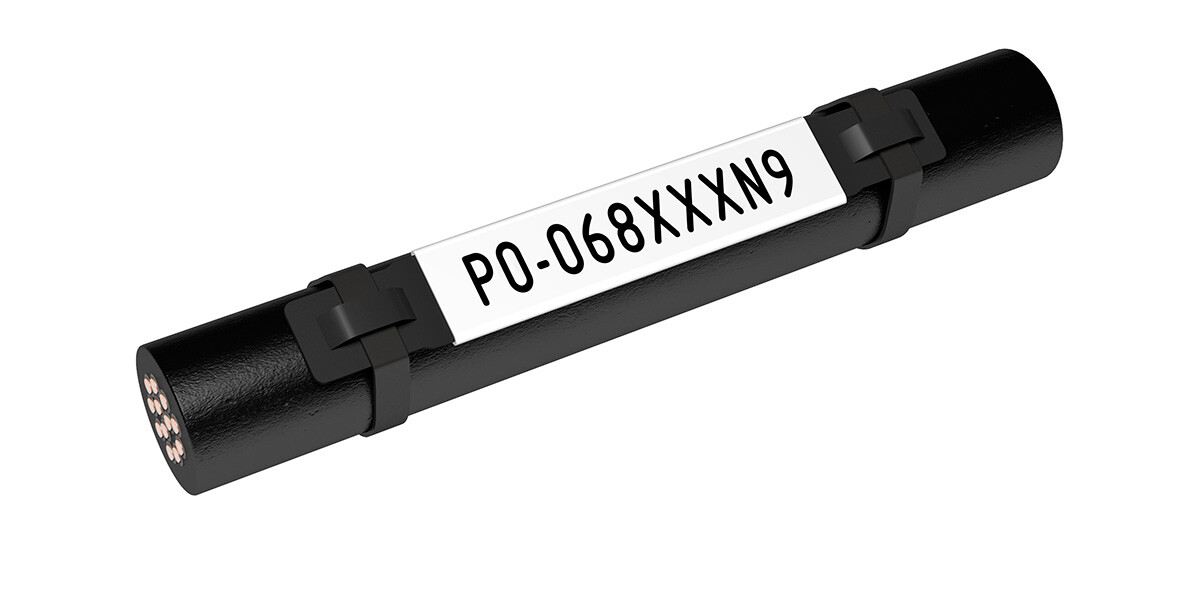 Partex Marking PO-068TWBN9 White Thin Wall Profile 50M | eBay