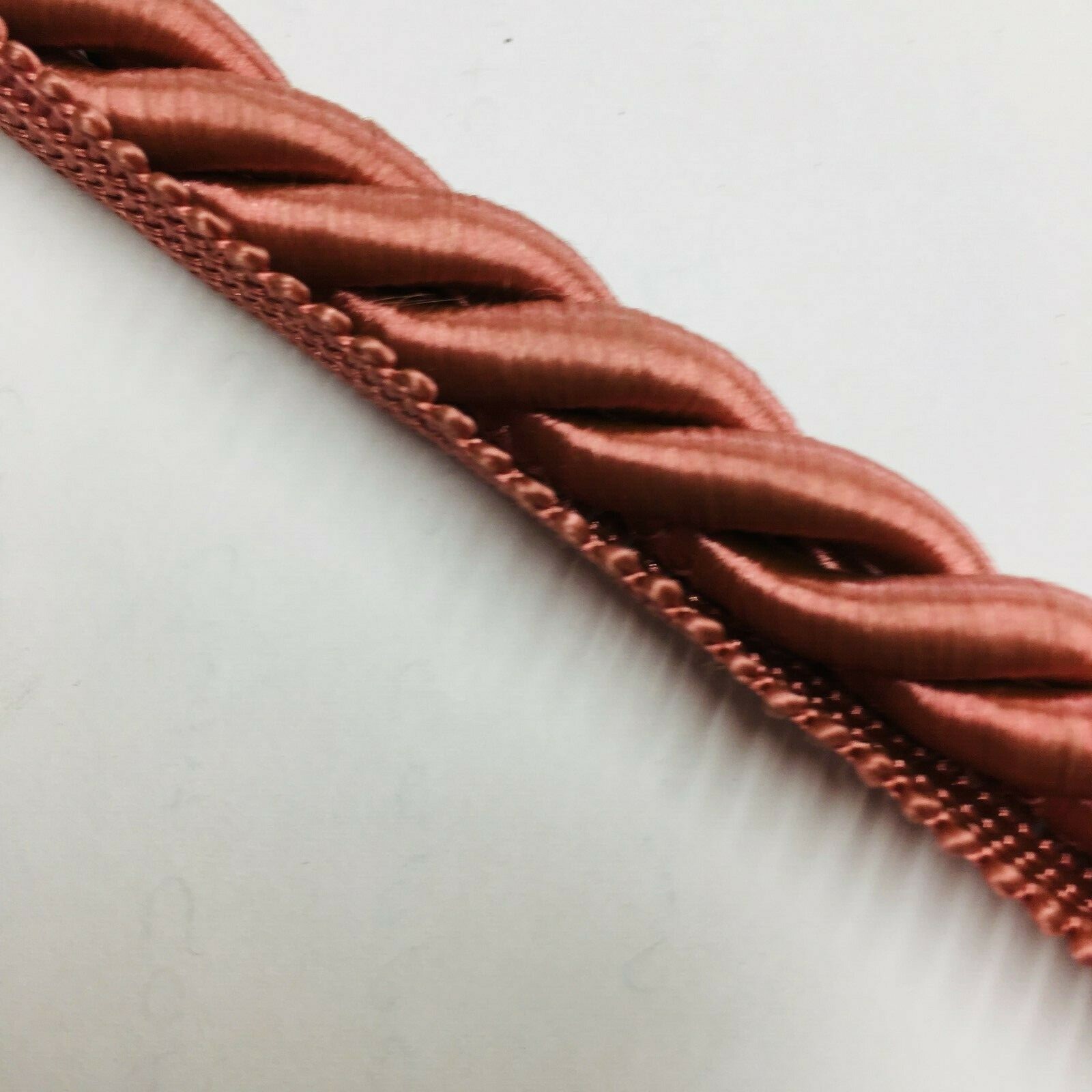 10mm Flanged Classic Cord Barley Twist Rope Piping Braid Trim Per Metre ...