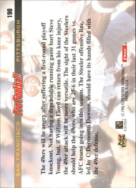 1996 Fleer - Pro Football Weekly #196 Donta Jones (RC) for sale online ...