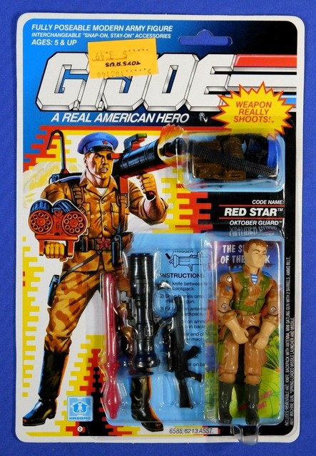 Vintage 1990 Red Star Gi Joe Oktober Guard MOC # 6588 Hasbro for sale ...
