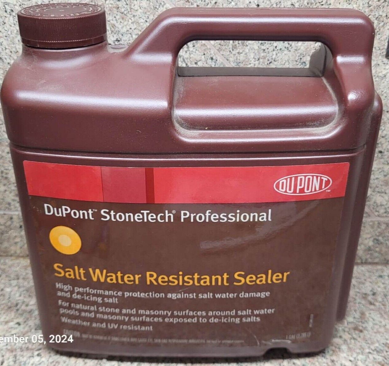 1 Gallon DUPONT STONETECH Salt Water Resistant Sealer Granite, Concrete ...
