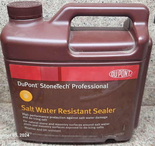 1 Gallon DUPONT STONETECH Salt Water Resistant Sealer Granite, Concrete ...