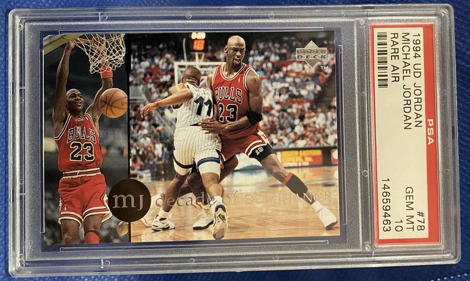 Michael Jordan 1994 UD Jordan #78 Rare Air PSA Gem MT 10 | eBay