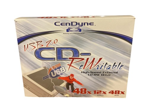 NEW CENDYNE HIGH SPEED EXTERNAL DRIVE USB 2.0 CD-REWRITABLE 48x12x48 | eBay