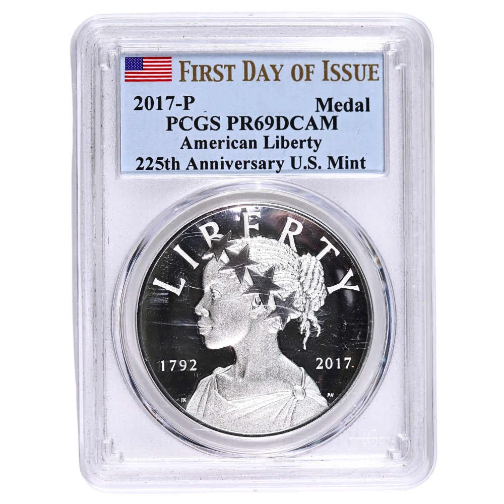 2017-P American Liberty Medal PCGS PR-69 DCAM First Day of Issue 225th ...